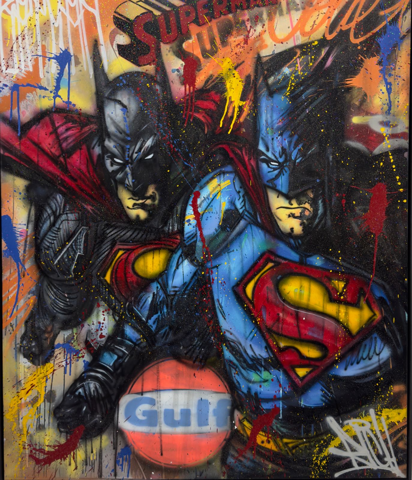 Richard - Double Batman Superman - Ziv Gallery
