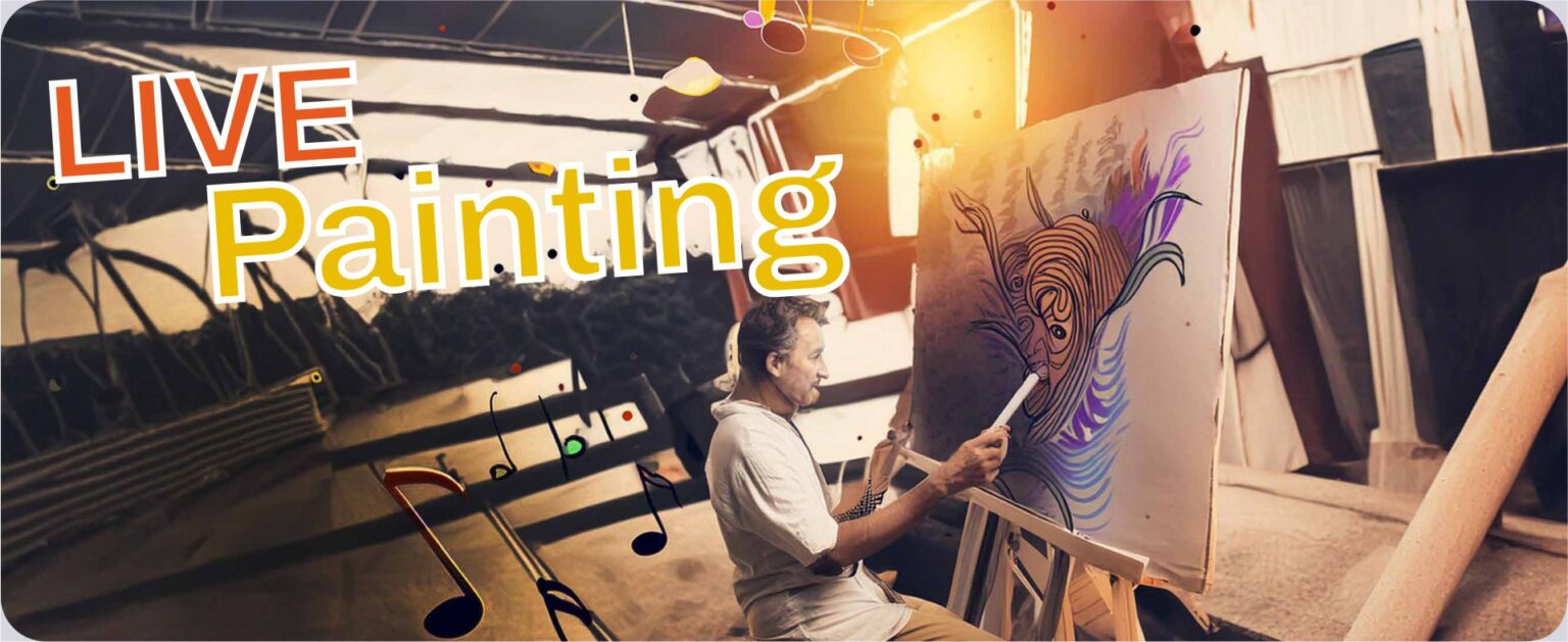 Live + Painting - Ziv Gallery